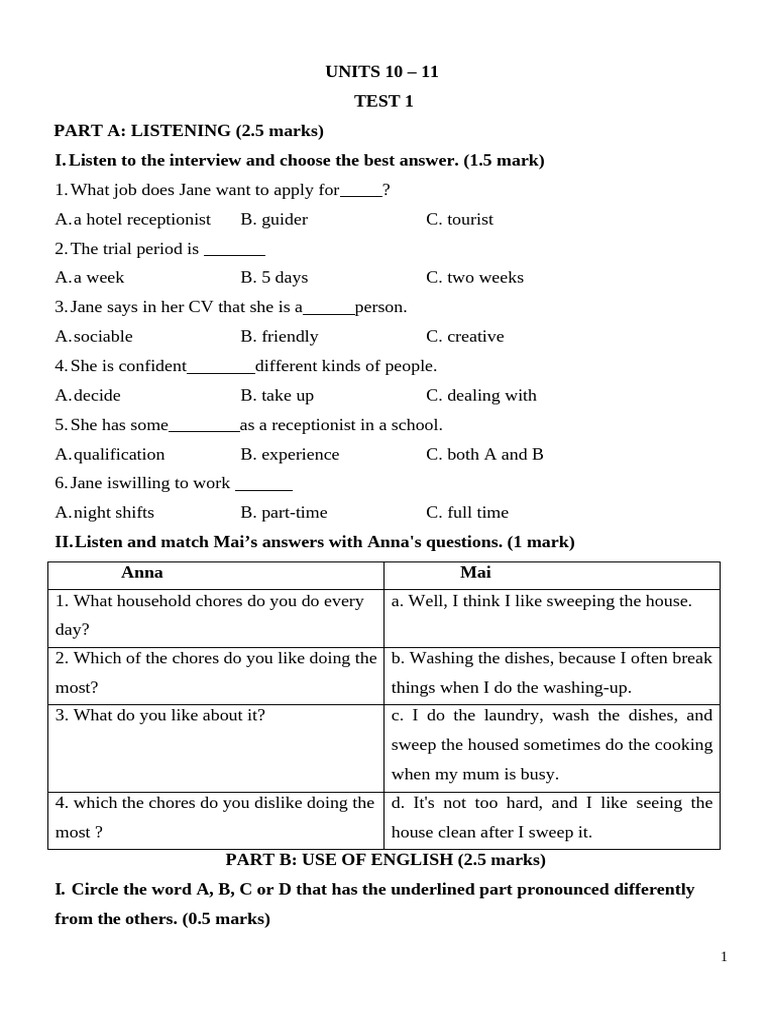Units 10 - 11 | PDF
