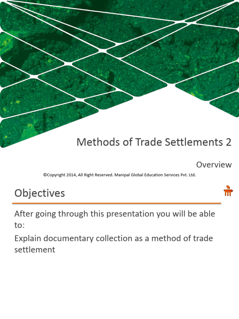 Methods of Trade Settlements 2 | PDF