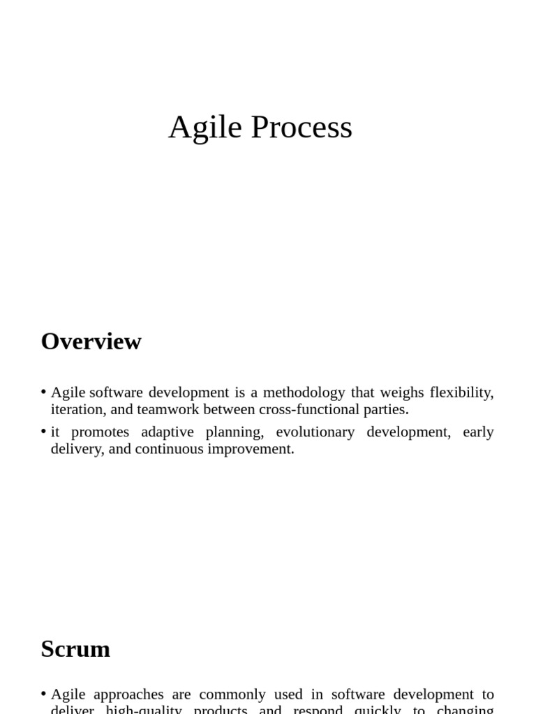Agile Process | PDF | Scrum (Software Development) | Systems Engineering