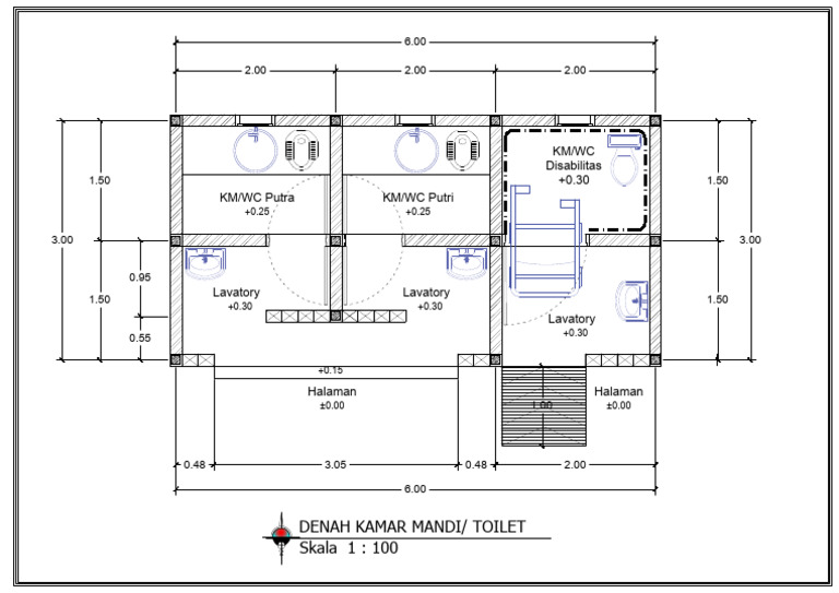 Denah Kamar Mandi | PDF