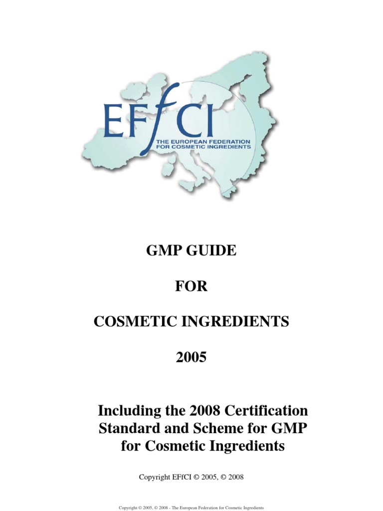 GMP Guild for Cosmetic Ingredient | Quality Management System | Cosmetics