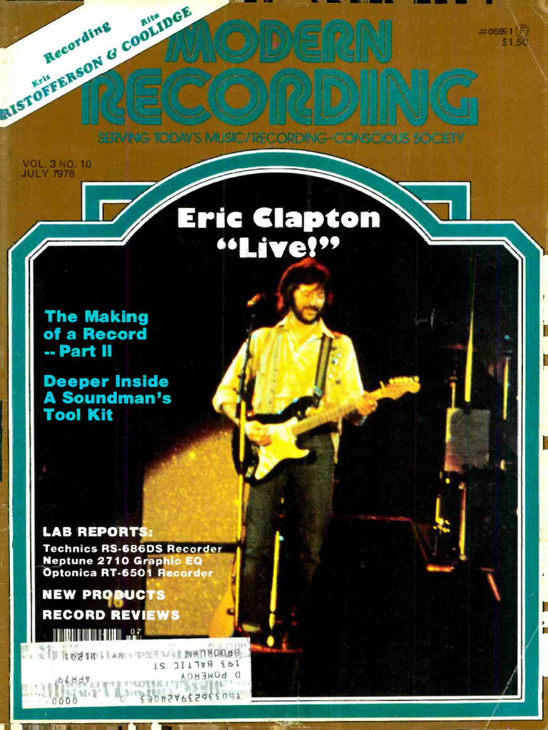 Modern Recording 1978 07 | PDF