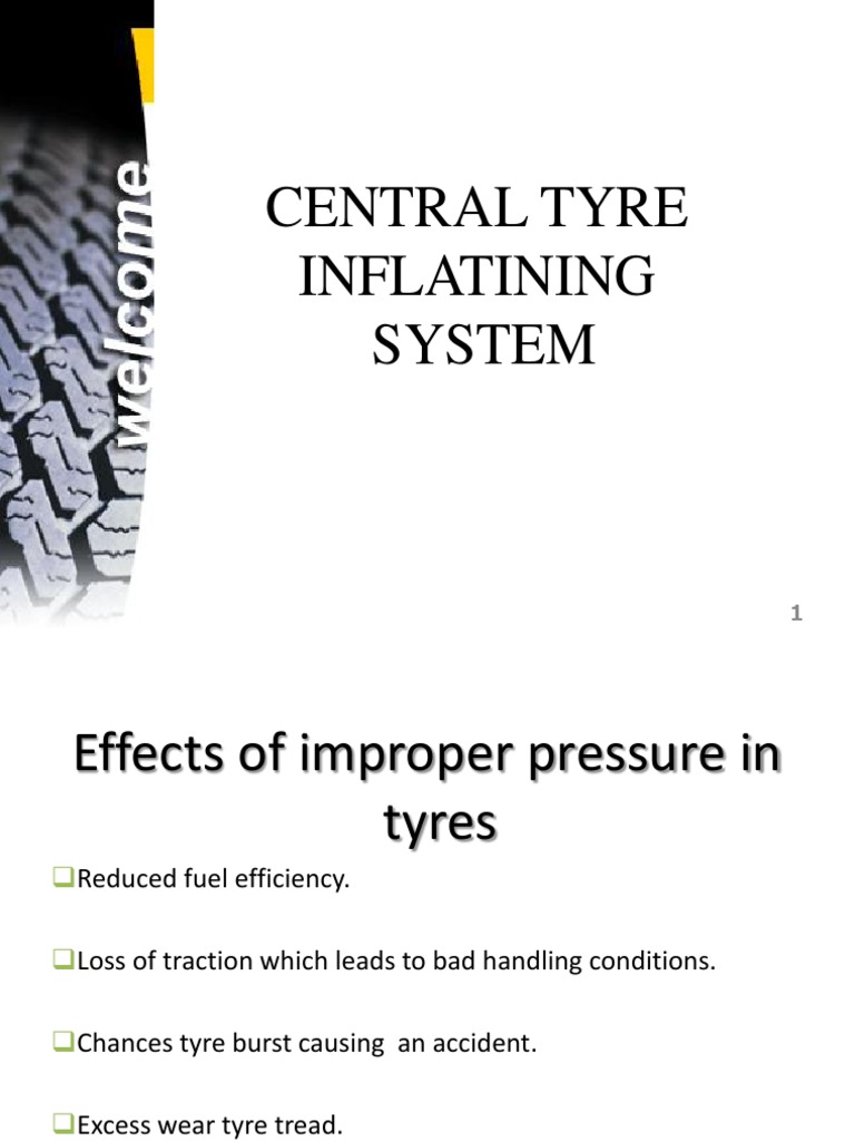 Self Inflating Tyre Systems | Tire | Automotive Technologies