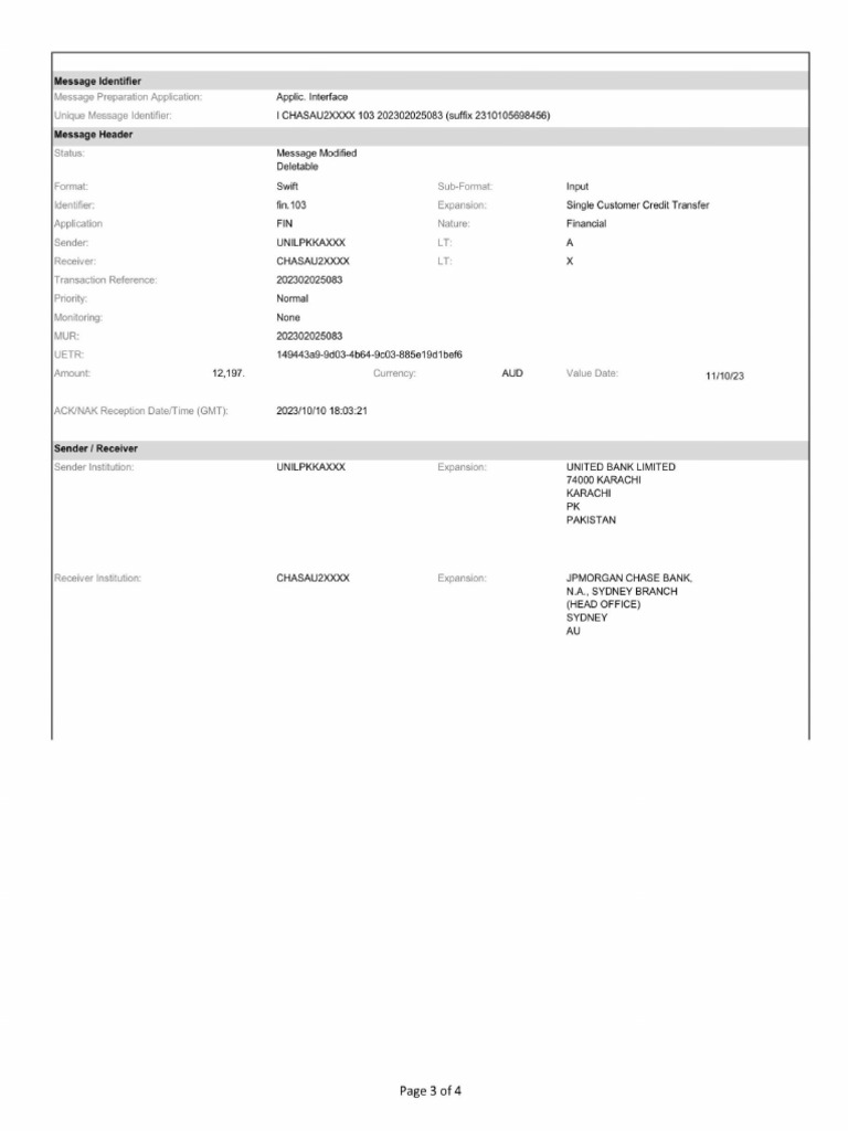 Proof of Payment | PDF