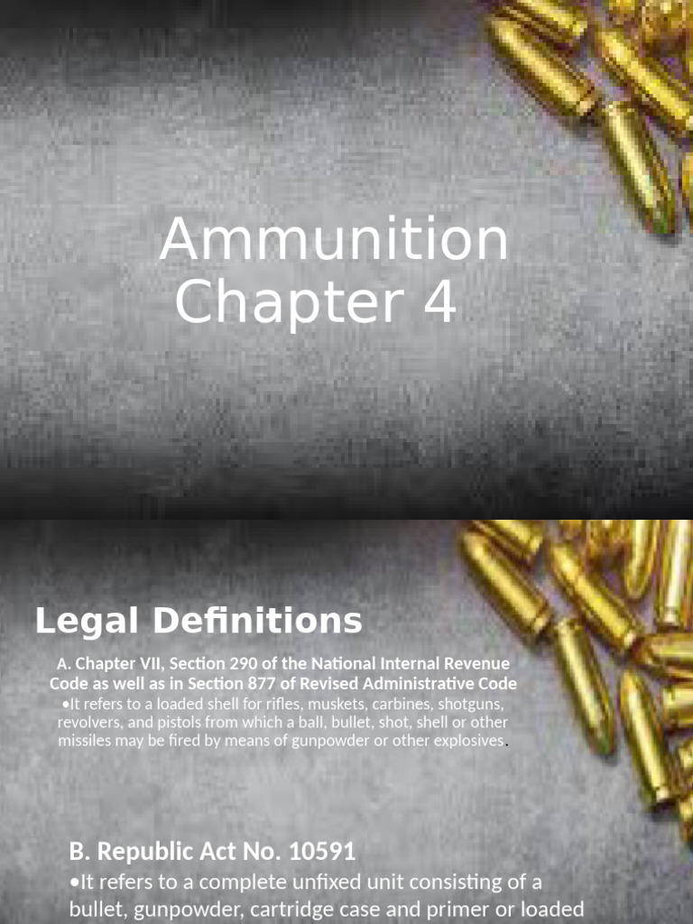 Ammunition WPS Office | PDF