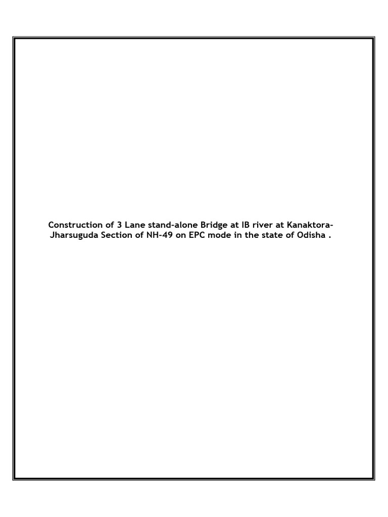 FInal Schedules IB Bridge | PDF