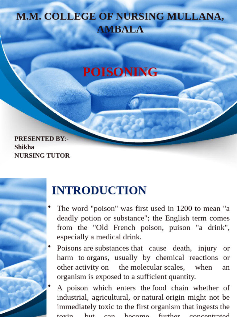 Poisoning | PDF