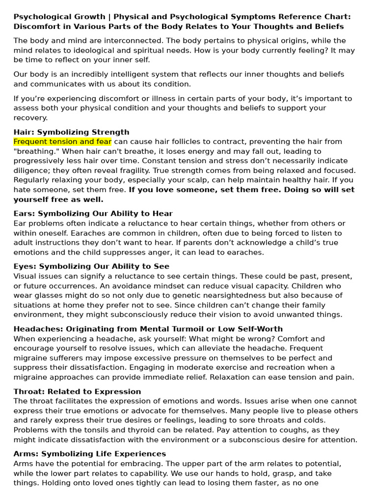 Psychological Growth | PDF