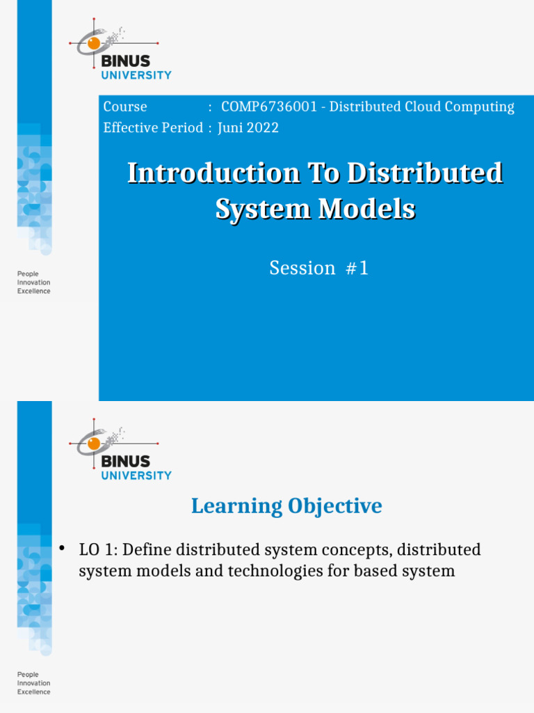 20221227150553D6667 - 20220711090345D6414 - 001. Introduction To Distributed System Models | PDF
