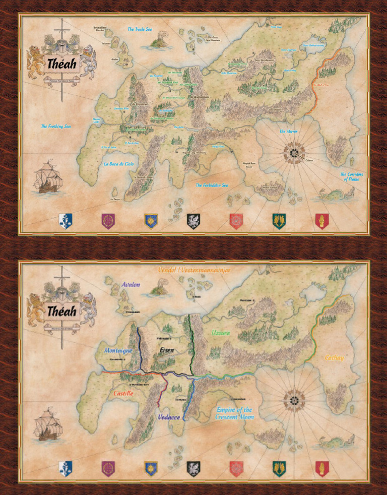 7th Sea - Thean Maps | PDF