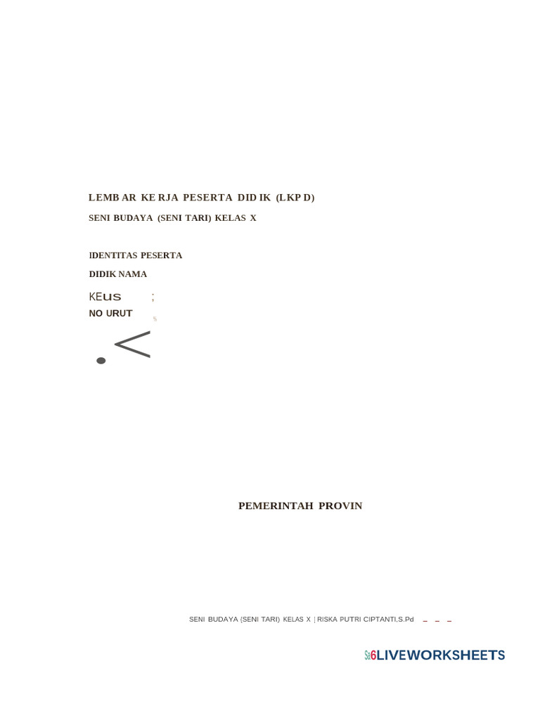 LKPD Senbud X | PDF