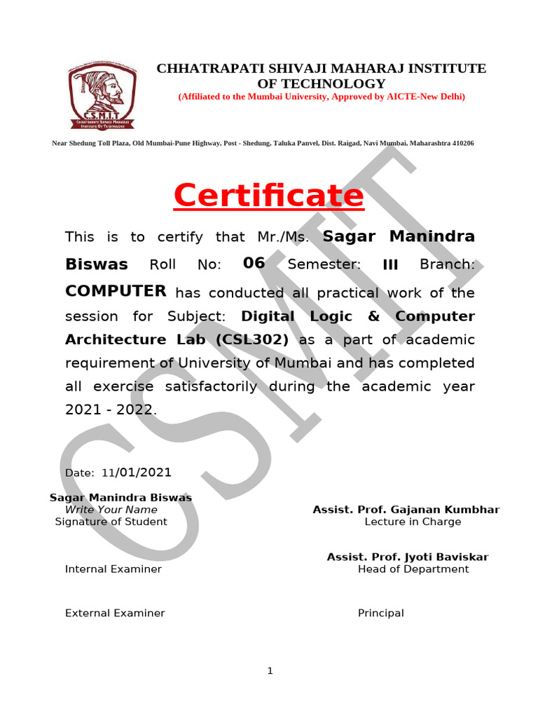 DLCA Practicals | PDF