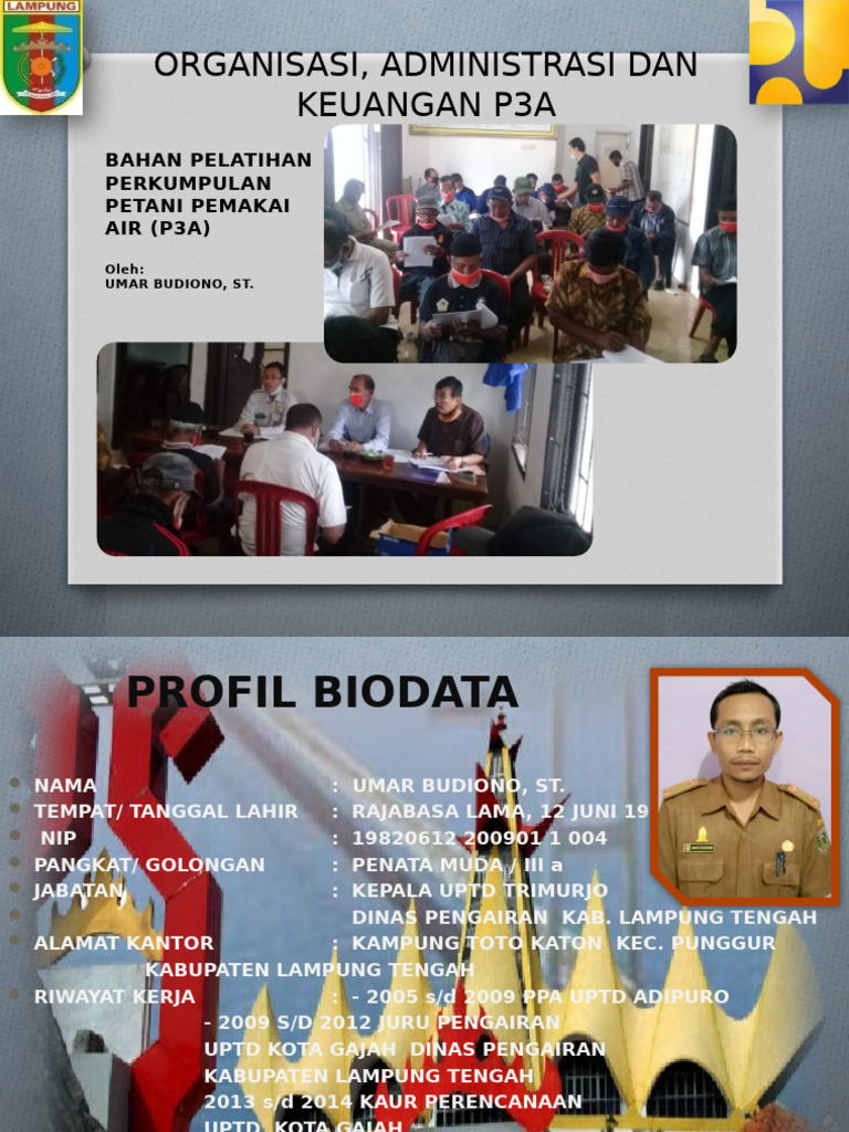 Power Point Materi Kelembagaan, Administrasi Keuangan p3 | PDF