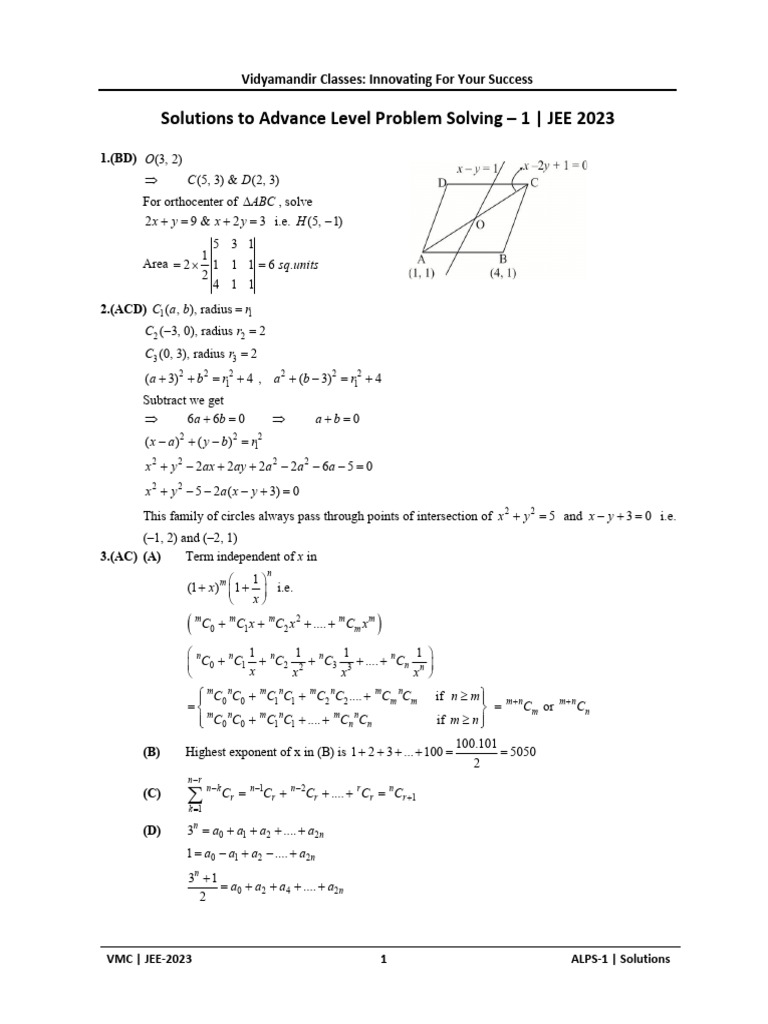 ALPS-1 Assignment Solutions | PDF