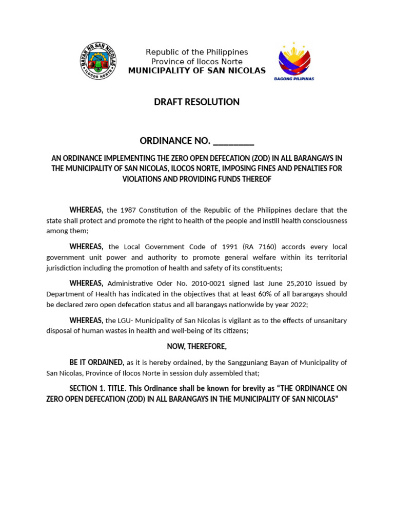 Draft Resolution | PDF