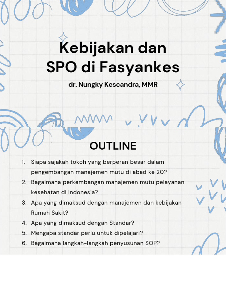 Kebijakan Dan SPO | PDF