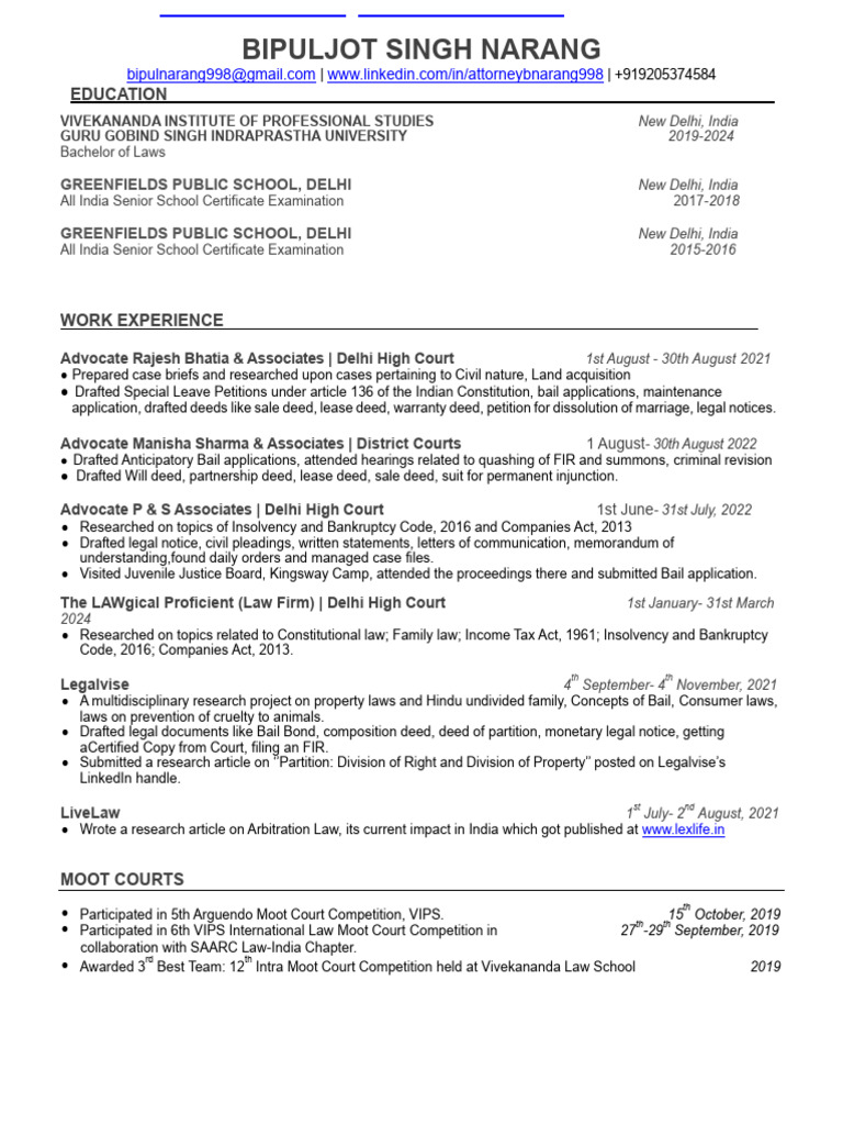Bipul CV | PDF