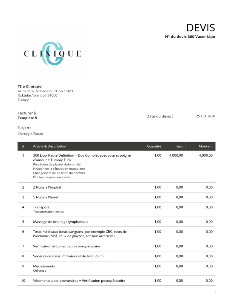 2 - 360 Vaser Lipo + Tummy Tuck | PDF