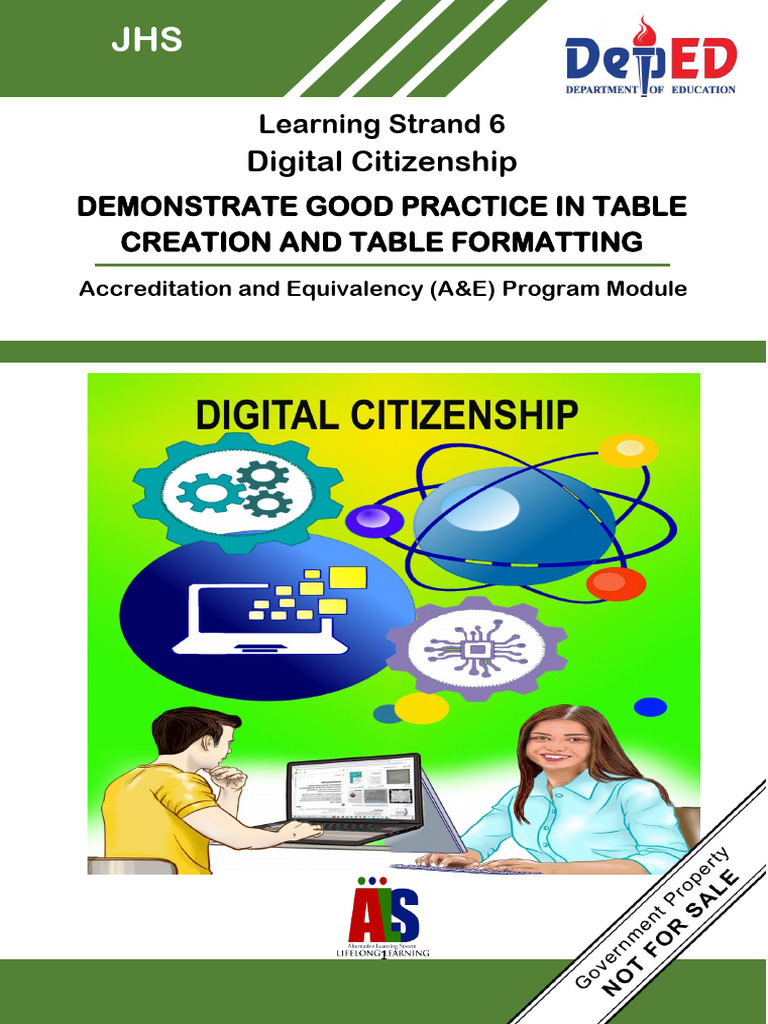 Demonstrate Good Practice in Table Creation & Table Formatting | PDF Demonstrate Good Practice in Table Creation & Table Formatting | PDF