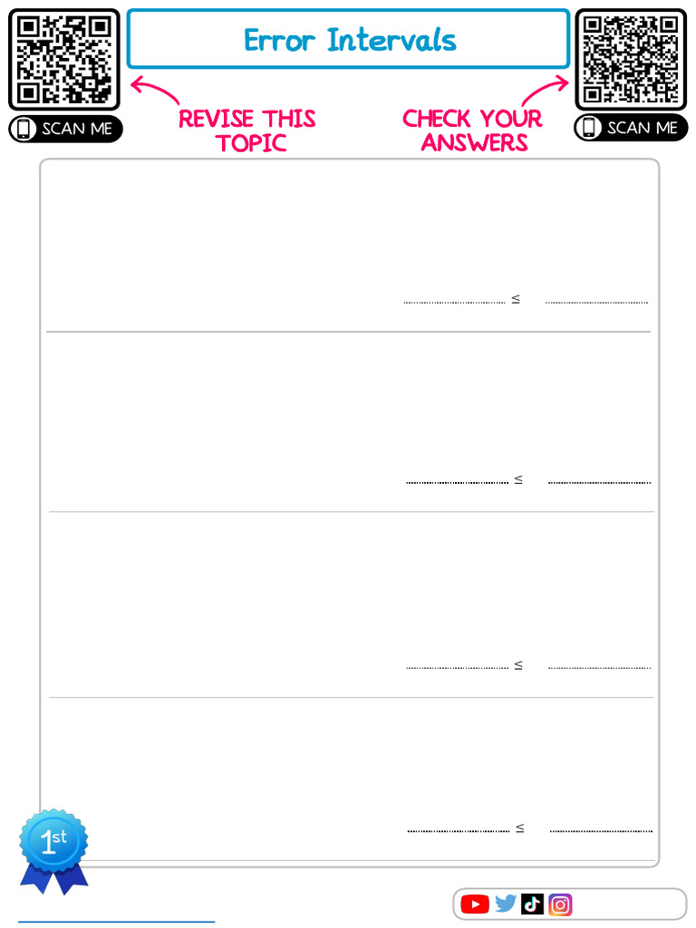 Error Intervals Edexcel | PDF | Arithmetic | Mathematics