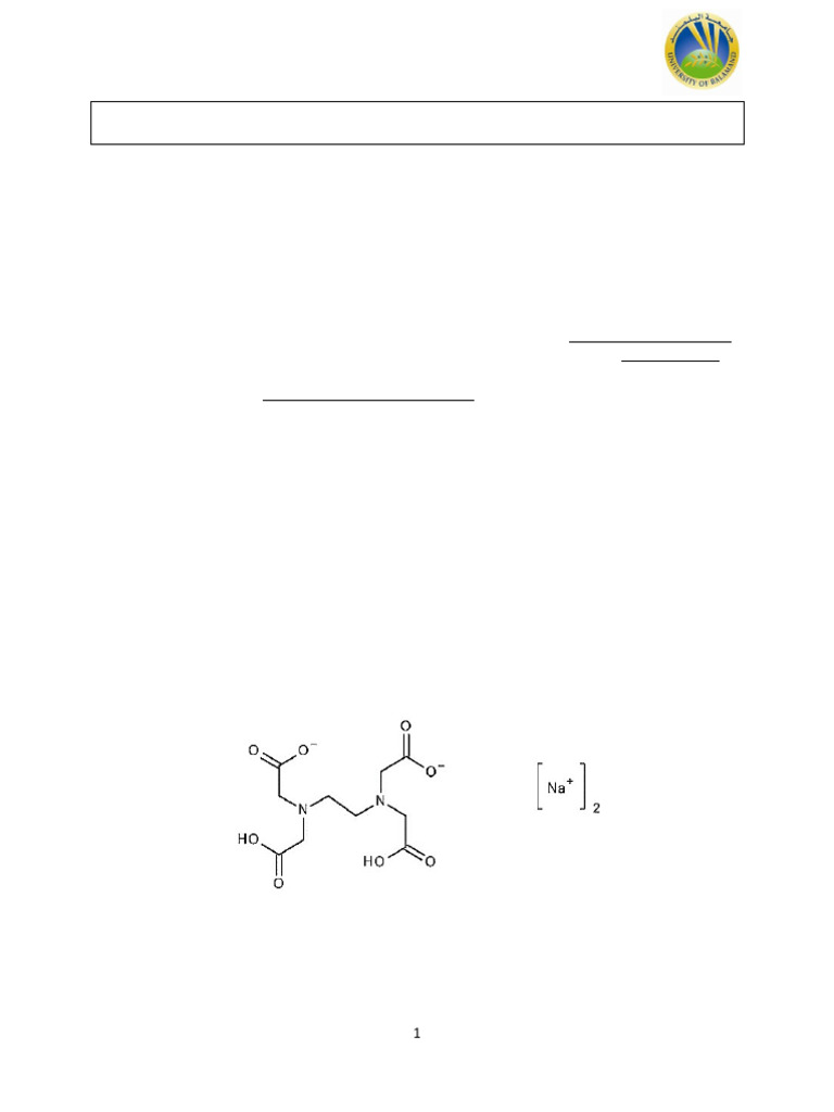 CHEM203 EXP9 Manual | PDF