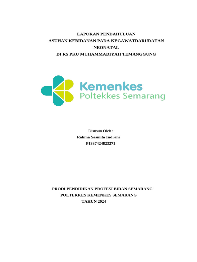 LP Neonatal Asfiksi | PDF
