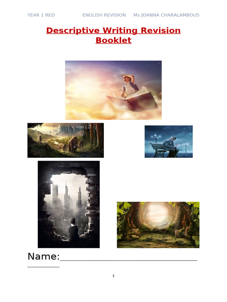 Descriptive Writing Revision | PDF