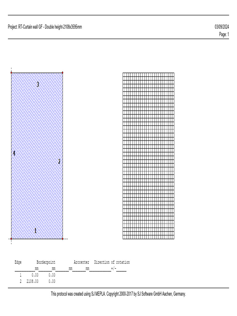 SJ MEPLA Calculation Protocol:: Project: RT-Curtain Wall GF - Double ...