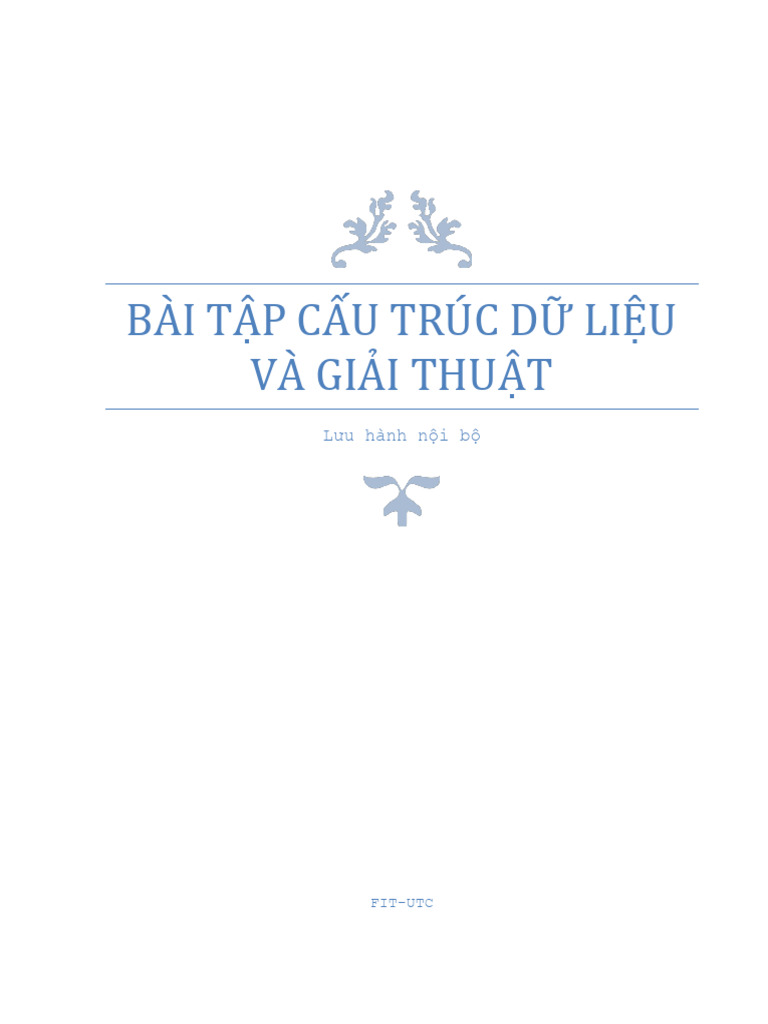 Bai Tap CTDLGT | PDF