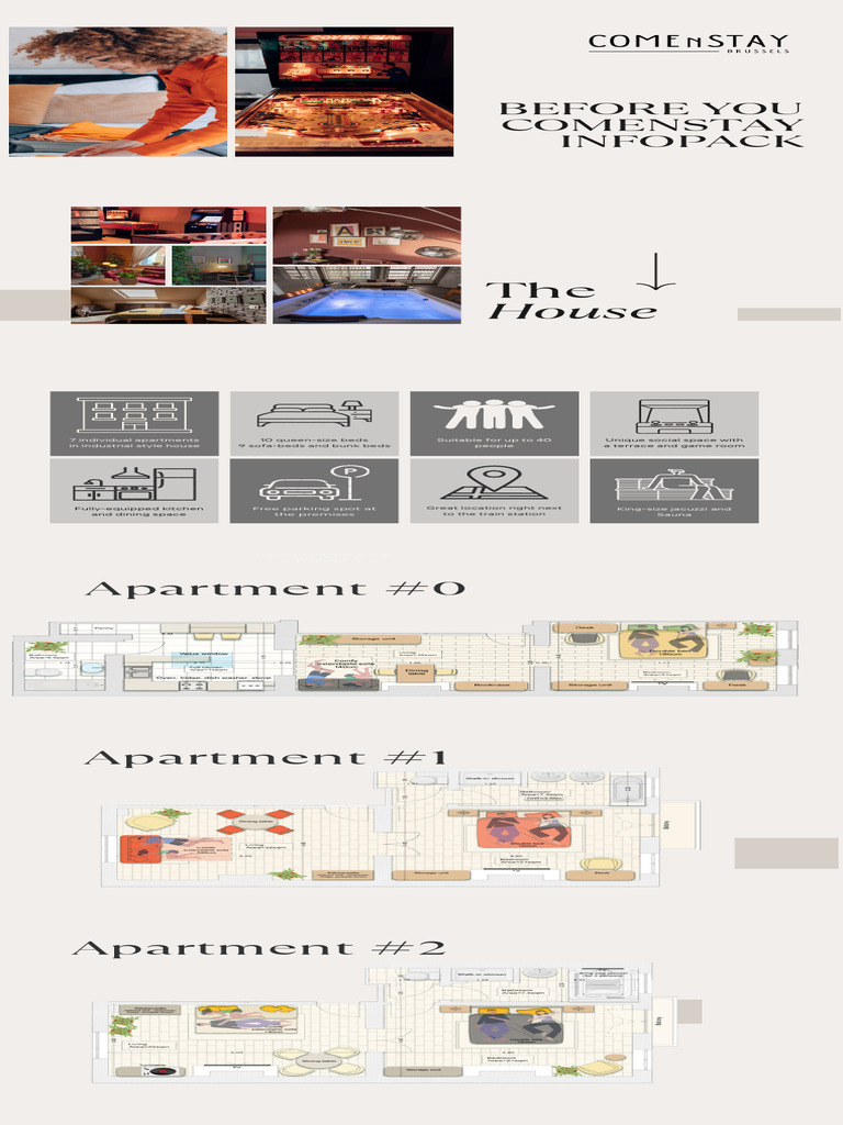 "Brussels Group Stay: 7 Apts, 40 Guests" | PDF | Fee | Payments