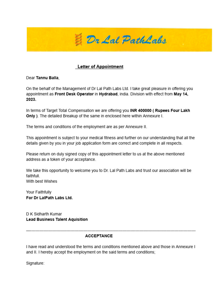 DR Lal Path Labs Offer | PDF