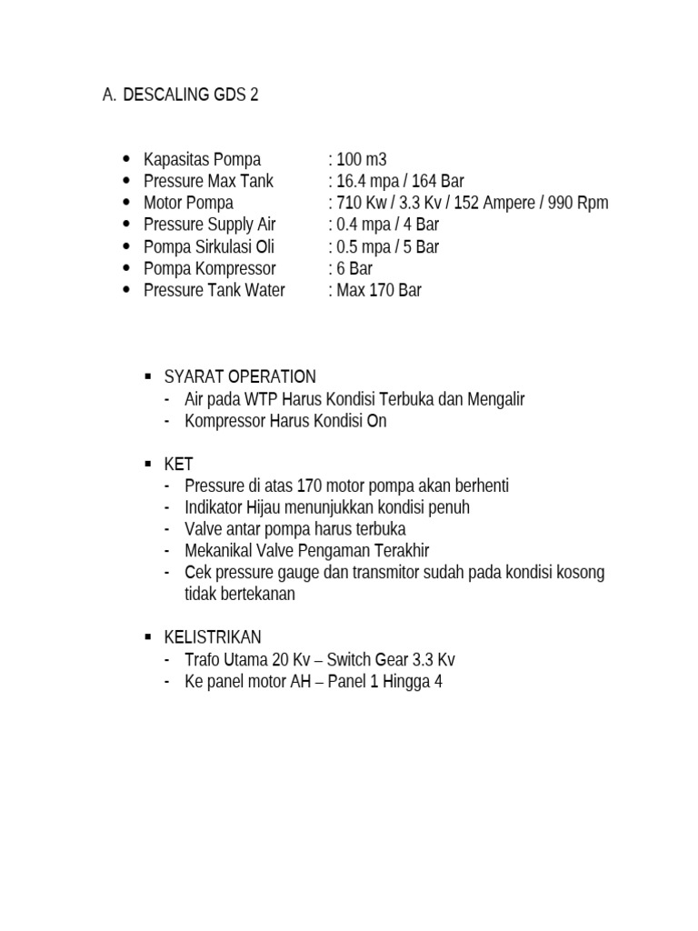 Descaling GDS 2 | PDF
