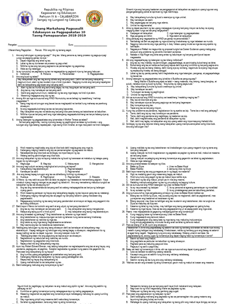 Grade 10 Land Scape | PDF