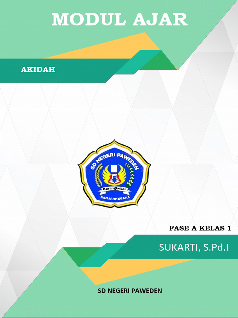 MODUL AJAR KLS 1 PAI (SUKARTI, S.PD - SD) - BP AKIDAH | PDF