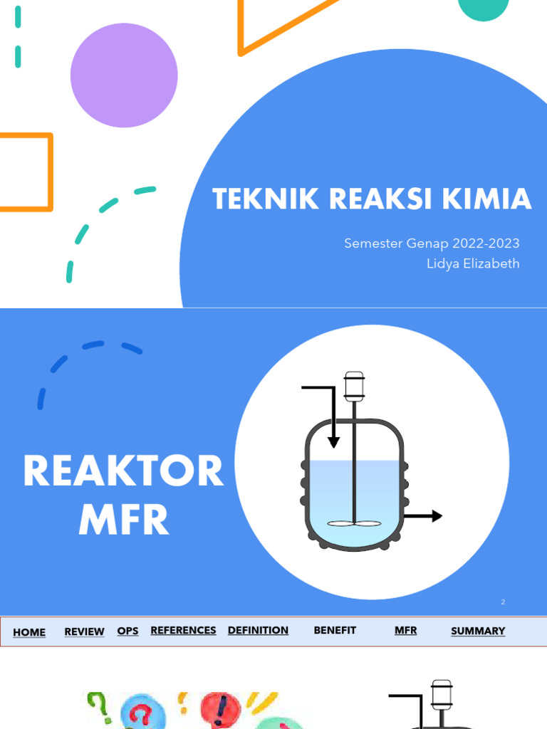 03 Mixed Flow Reaktor Le2023 | PDF