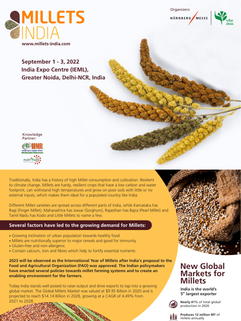 MILLETS_INDIA_2022_Brochure | PDF