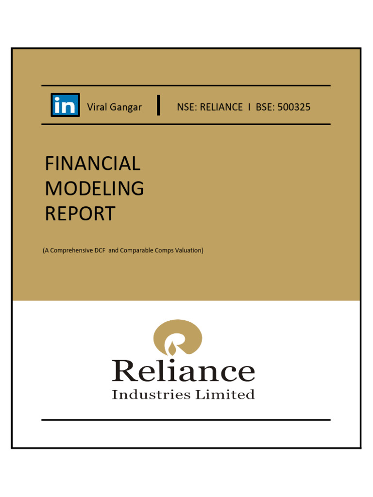 Reliance Industries Limited Financial model | PDF