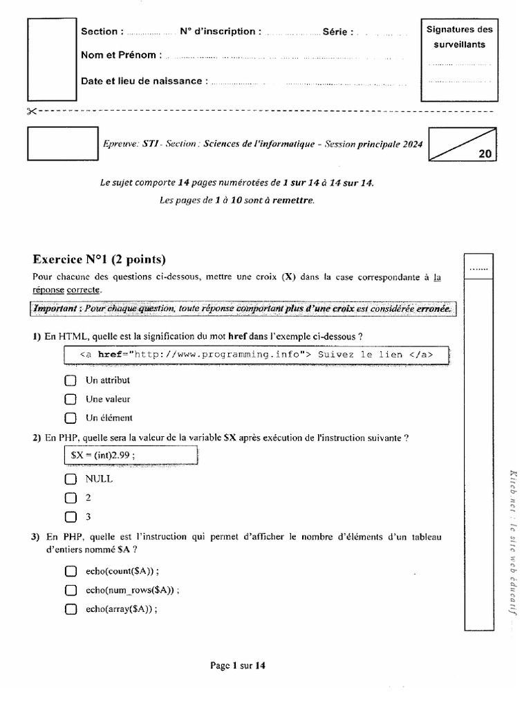 Bac Sti 2024 SC Info | PDF
