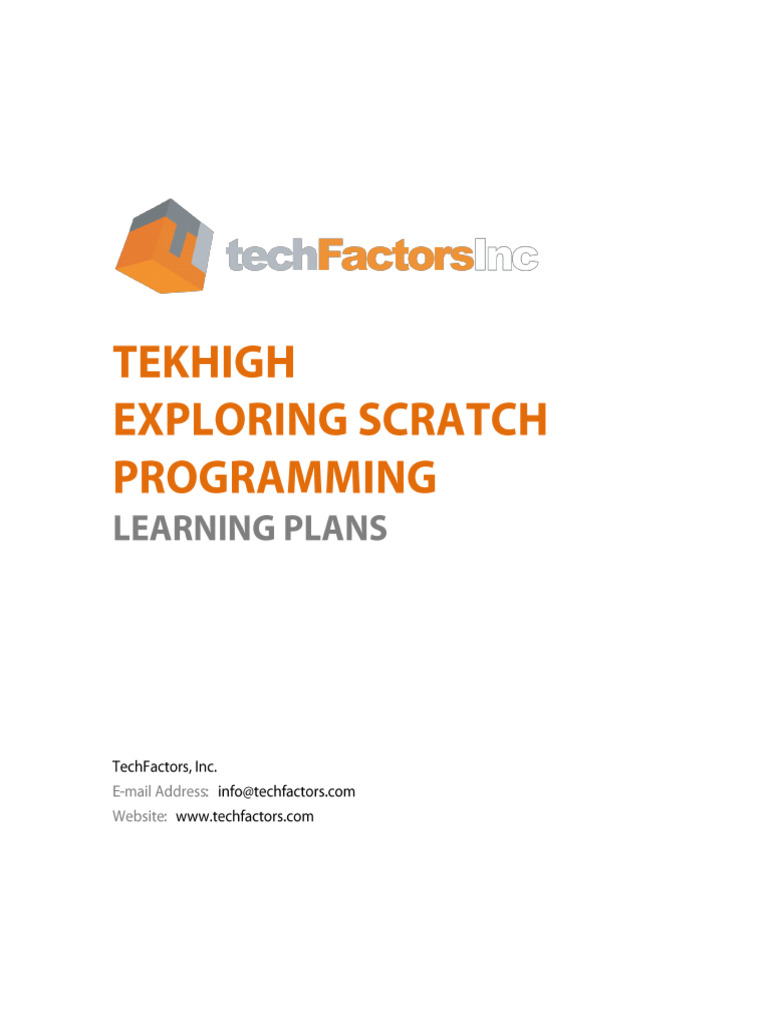 ESP - (16.1.2) Exploring Scratch Programming - Learning Plans | PDF