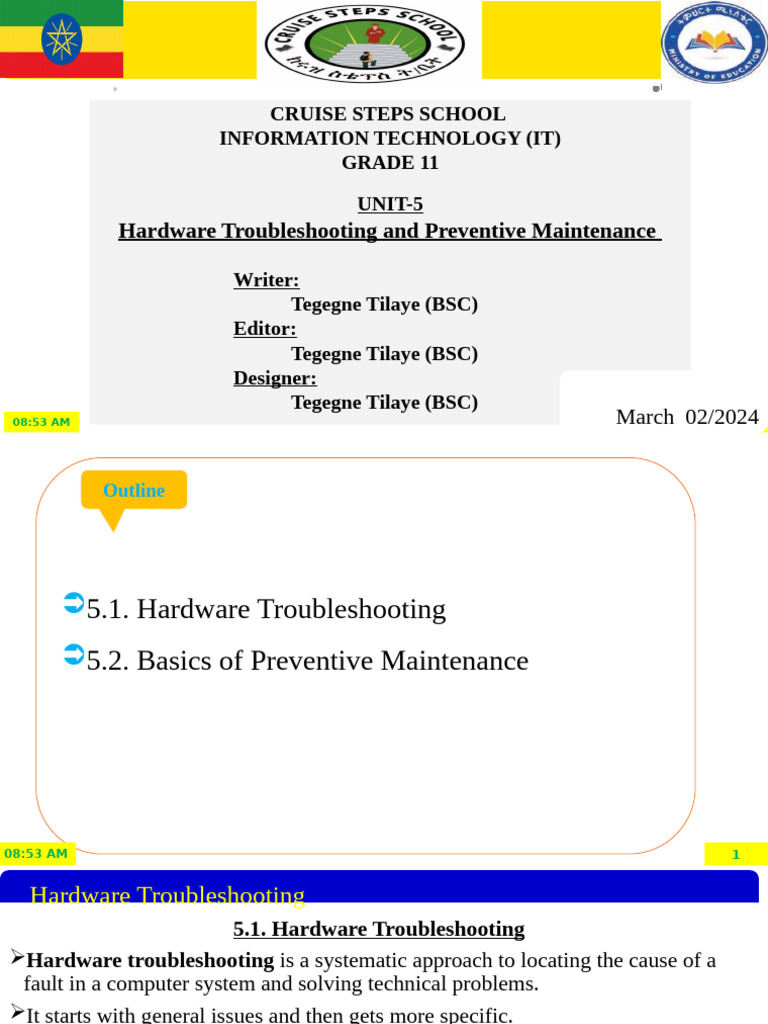 Grade 11 IT Unit 5 | PDF