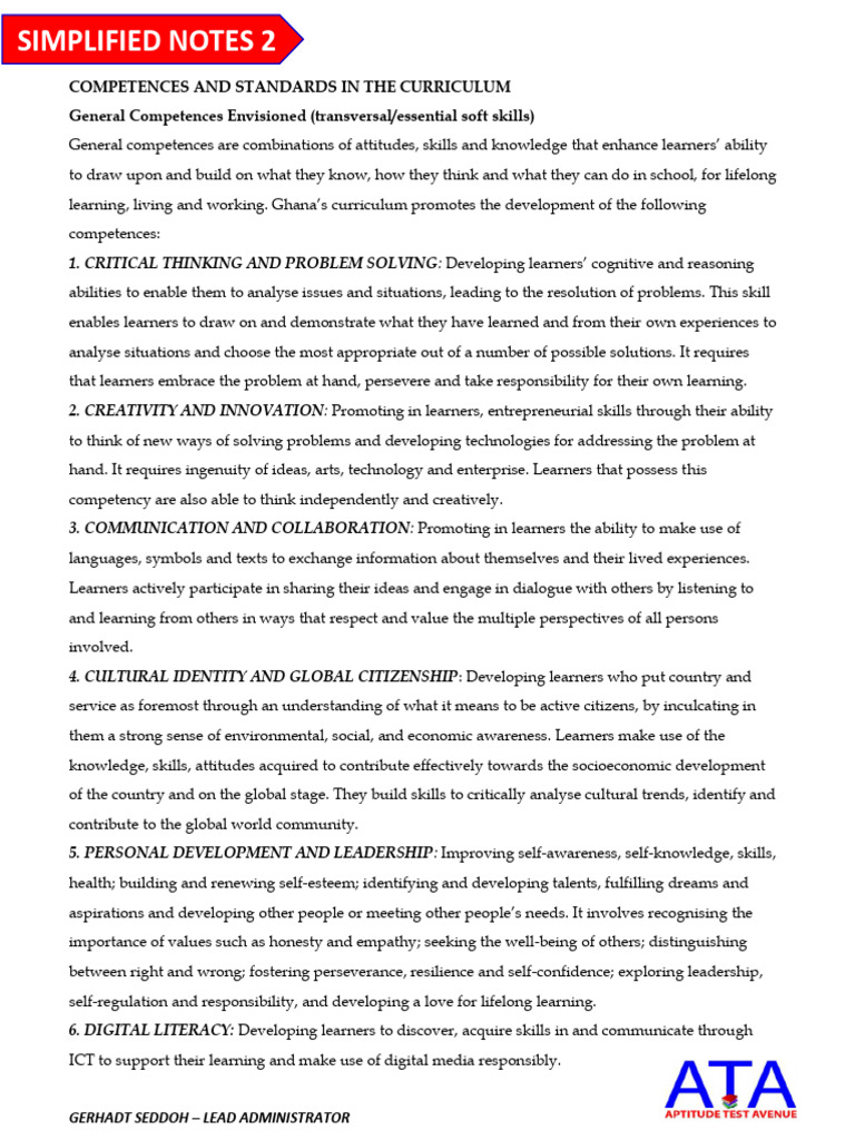 Simplified Notes 2 - Aptitude Tests Avenue - Ata | PDF | Learning ...