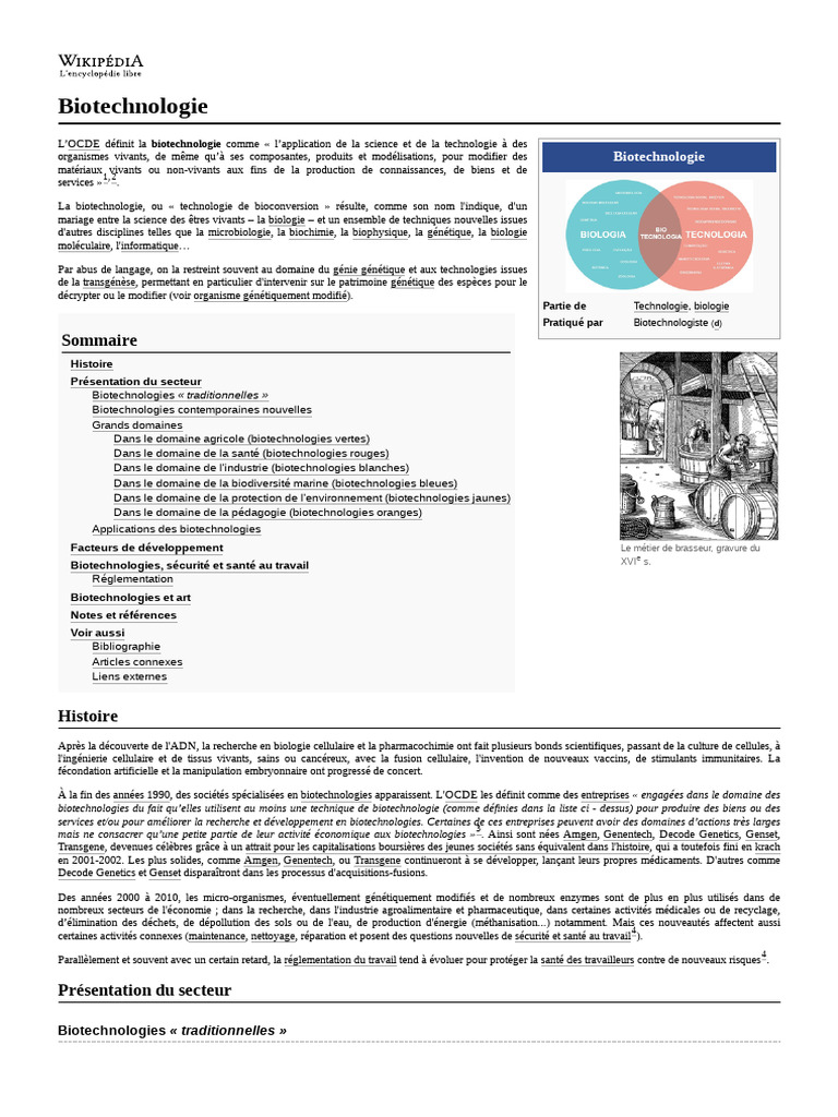 Biotechnologie | PDF
