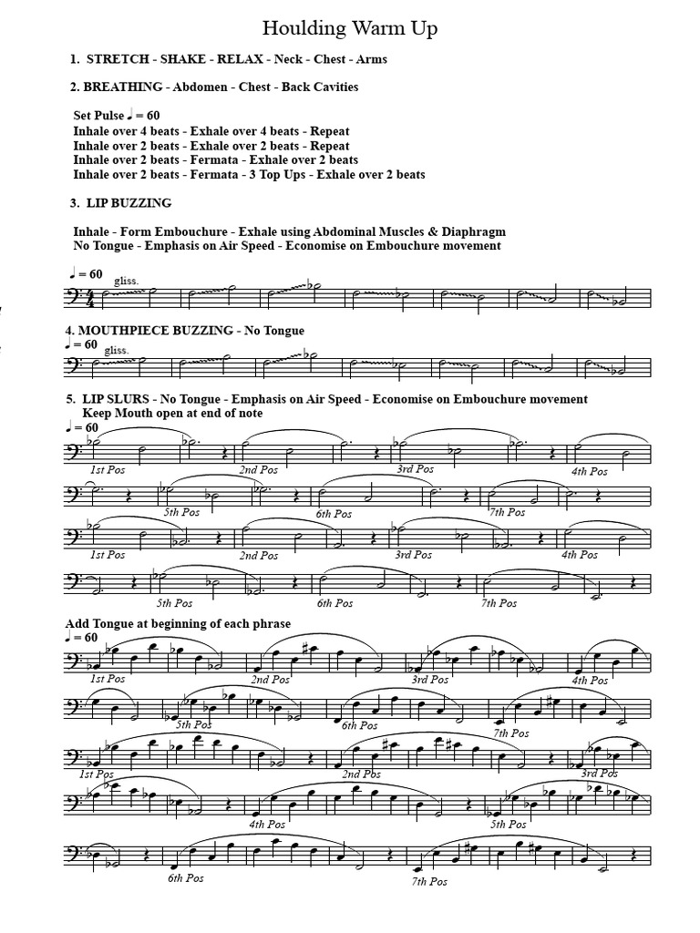 Houlding Warmup | PDF