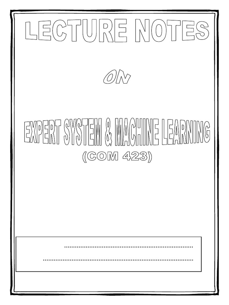 Com 423 - Lecture Notes | PDF