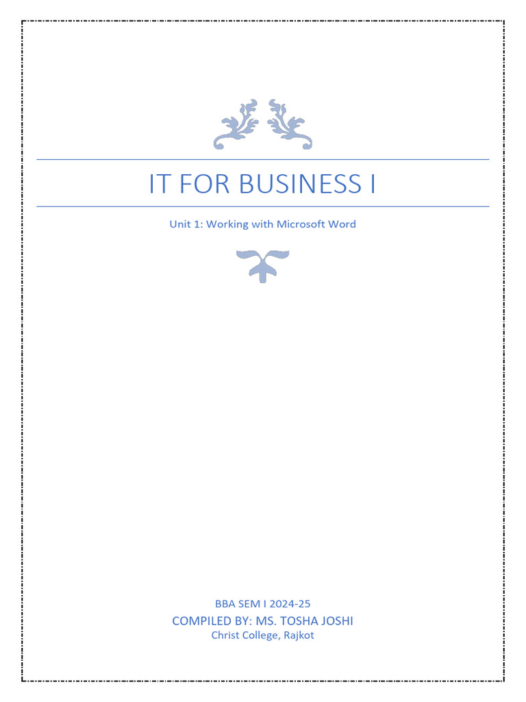 IT For Business - 24 | PDF