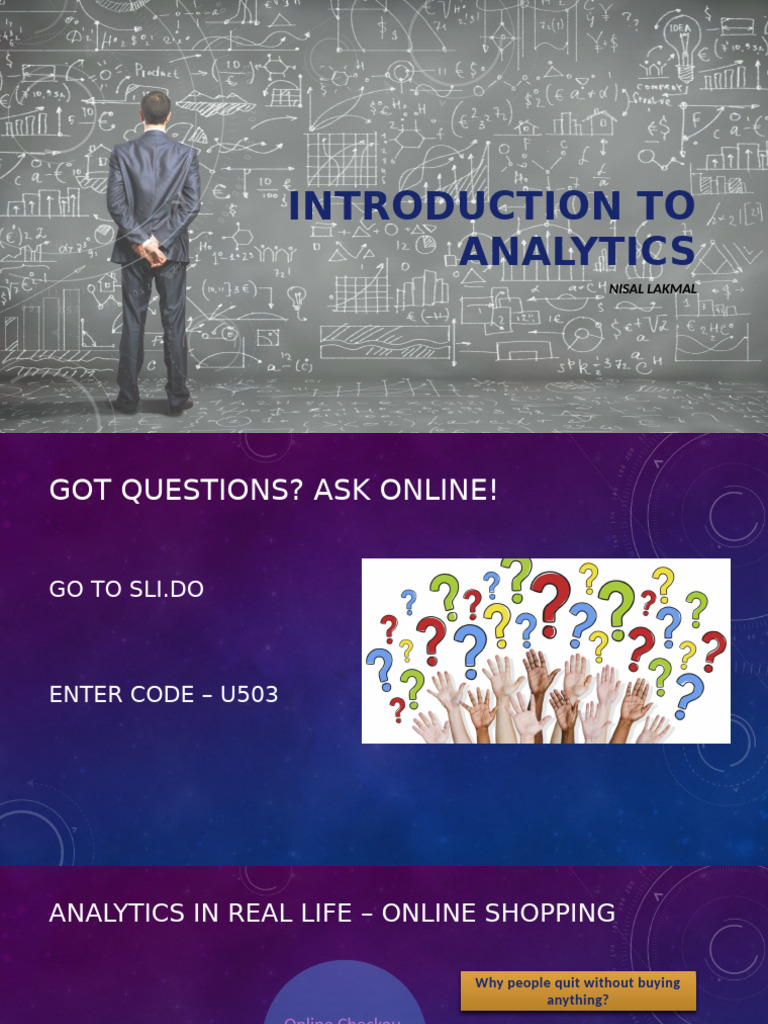 Introduction To Analytics V2 | PDF