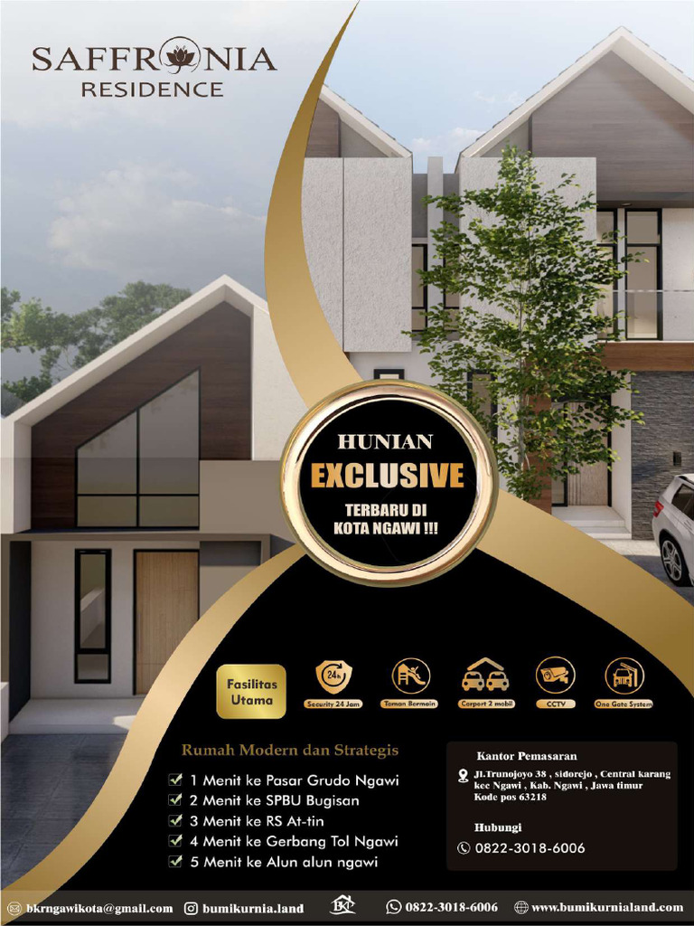 Brosur Cat Saffronia Residence | PDF