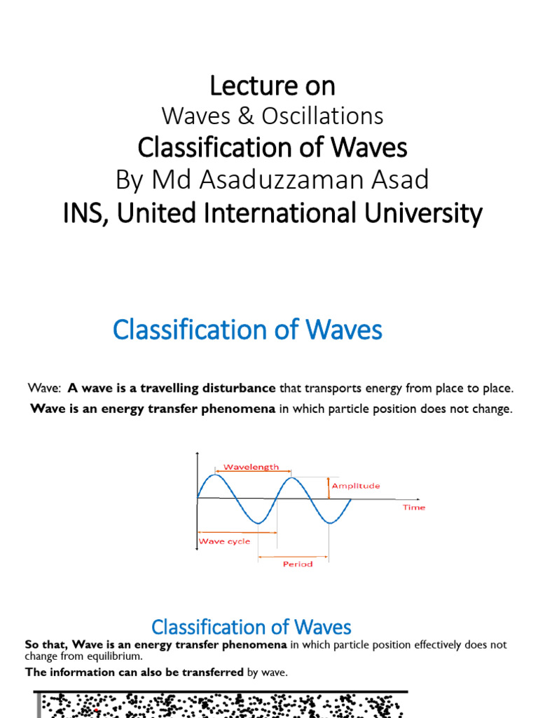 Classification of Waves - B | PDF
