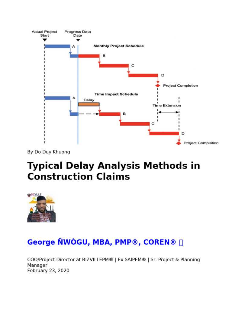 Method of Delay Analysis | PDF