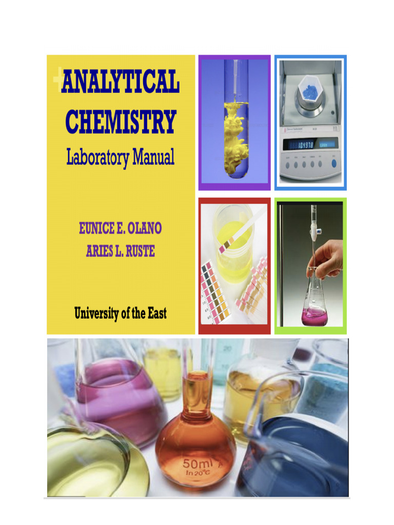 Analytical Chemistry Lab Manual Guide | PDF | Reaction Rate | Dissociation (Chemistry)